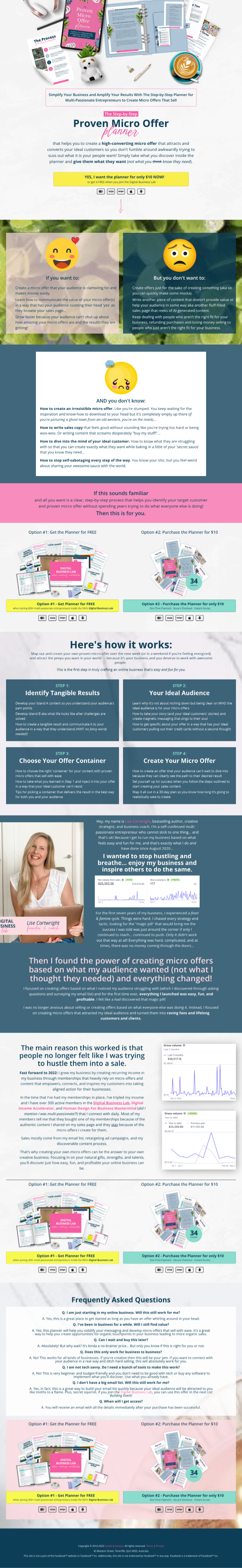 Micro Offer Planner - Hustle & Groove