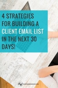 Strategies to Build Your Client Email List