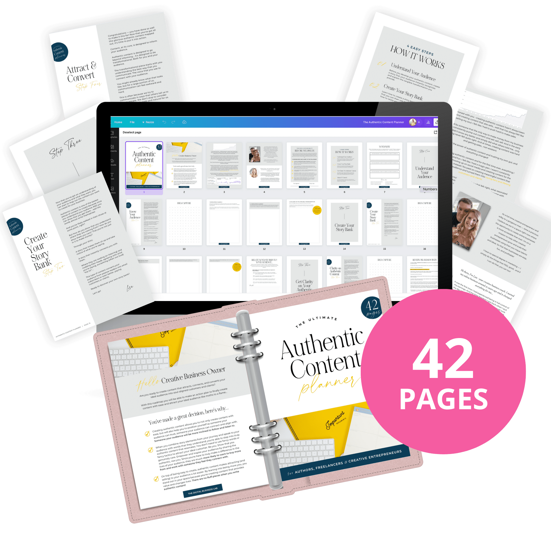 Authentic Content Planner Payment Hustle Groove